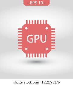 Gpu Icon Circuit Board Icon Stock Vector Royalty Free Shutterstock