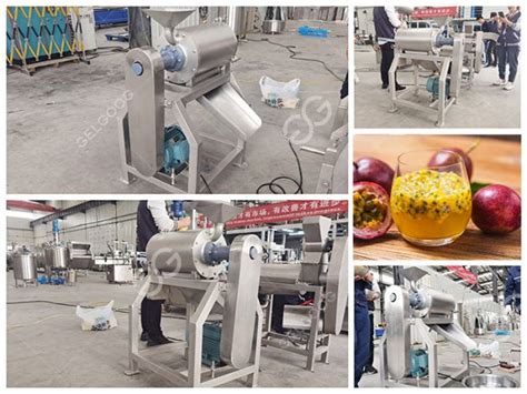 Industrial Passion Fruit Juice Processing Making Machine