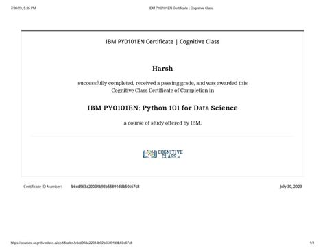 Harsh Gajera On Linkedin Just Completed Python For Data Science Course