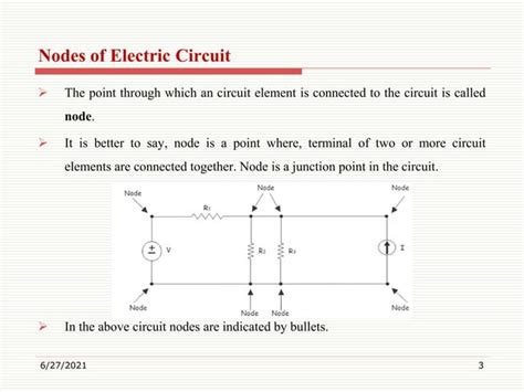 Circuit Theory Nodes Branches And Loops Of A Circuit Pdf