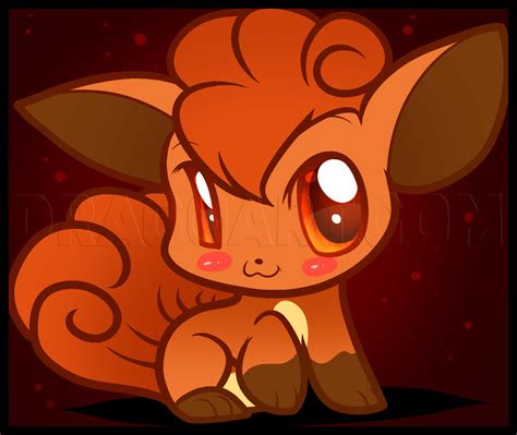 Vulpix Chibi How To Draw Alola Vulpix From Pokemon Sun And Moon