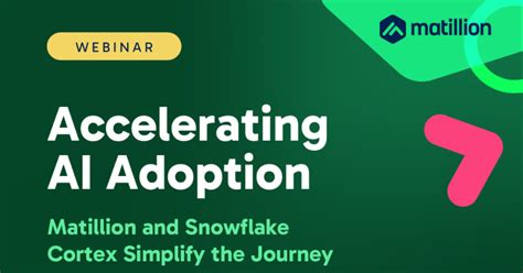 Webinar Accelerating Ai Adoption Matillion And Snowflake Cortex…