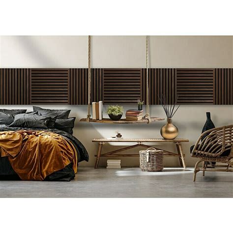 FibroTech Akustikpaneel SQUARE Smoked Oak 520 X 520 X 22 Mm Anzahl