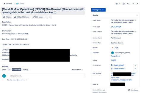 Produce A Jira Project Task Out Of A Sap Cloud Alm Sap Community