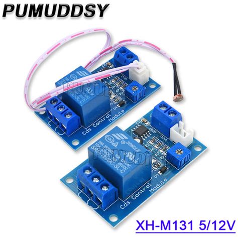 Dc 5v 12v Xh M131 Light Control Switch Photoresistor Relay Module