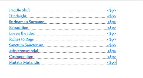 Table Of Contents Scrivener For Macos Literature And Latte Forums