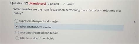 solved question 12 mandatory 2 ﻿points ﻿savedwhat