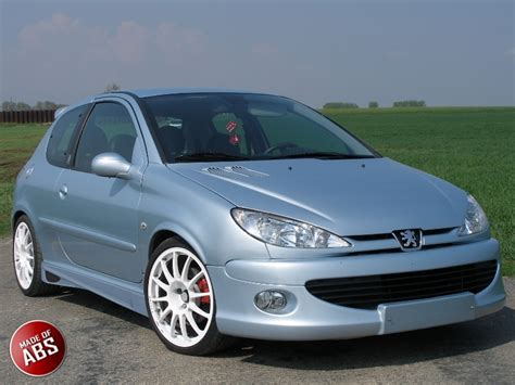 Накладки на пороги AF PE-206-AF-S1 на Peugeot 206