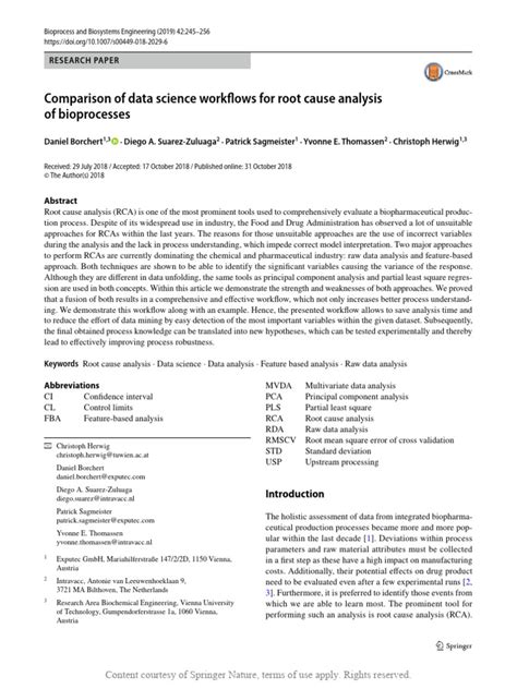 Comparison Of Data Science Workflows For Root Cause Analysis Of