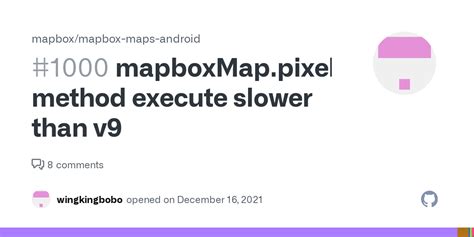 MapboxMap PixelsForCoordinate Method Execute Slower Than V Issue Mapbox Mapbox Maps