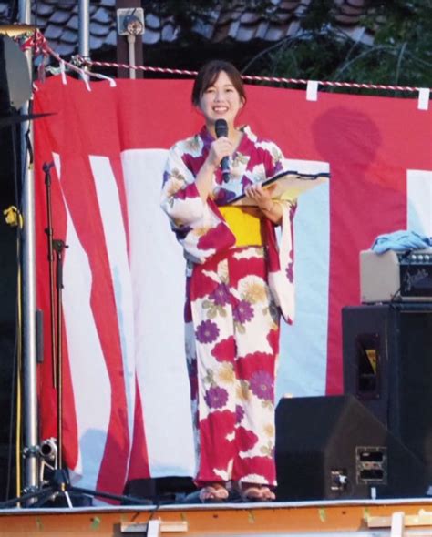 ええなぁまつりかわもと の 司会を担当させていただきました 小笠原知恵 official website