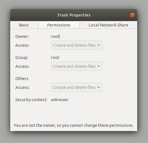 the unable to find or create trash directory error pjones dev