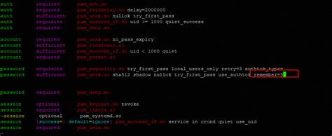 linux账号密码安全策略设置 linux密码策略 csdn博客