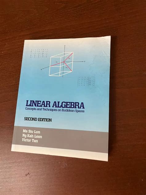 Nus Linear Algebra Second Edition Hobbies And Toys Books And Magazines