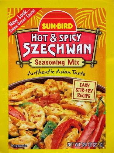 Sun Bird Hot And Spicy Szechuan Seasoning Mix 075 Oz Harris Teeter