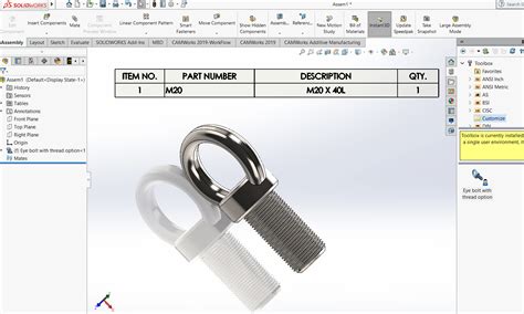 Solidworks Toolbox Component New Part Yogaqlero