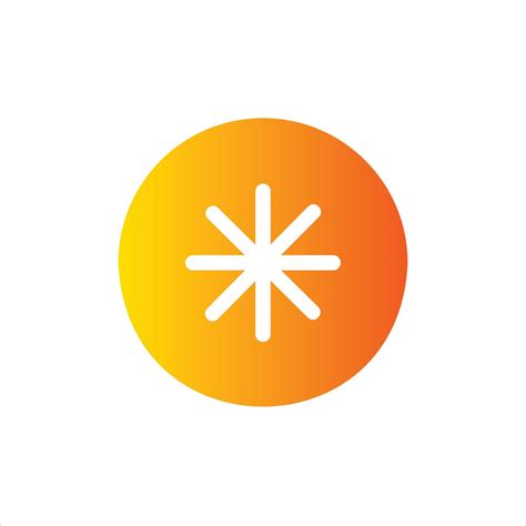 Asterisk In Flat Design Style 22305331 Vector Art At Vecteezy