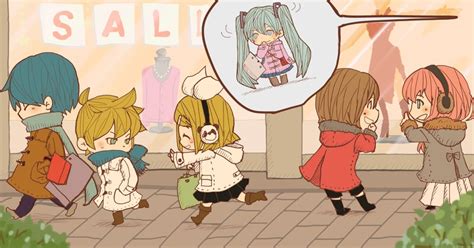 Vocaloid みんなでウィンドウショッピング じゃむのイラスト Pixiv