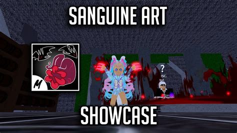 Detailed Showcase With Combos Sanguine Art Showcase Blox Fruit Youtube
