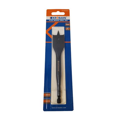 Krobahn Flat Wood Drill Bit 25mm K9 Plumbing Supplies