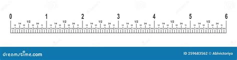 inch fractions on a ruler converting decimal numbers to metric vector