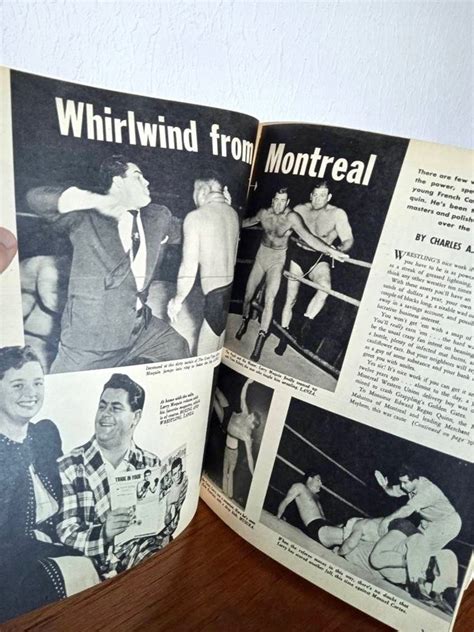 Vintage Tidning Boxing And Wrestling K P P Tradera