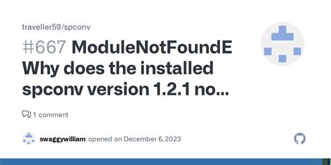 ModuleNotFoundError Why Does The Installed Spconv Version Not Have The Module Spconv Core