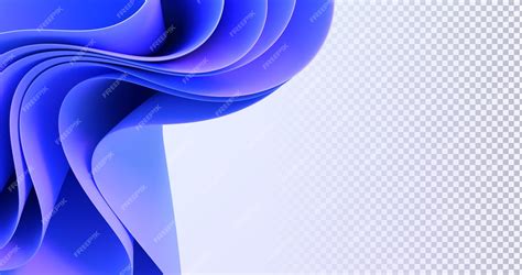 Premium Psd Abstract Blue Fabric Layered Background With Wave Ribbons And Empty Space 3d
