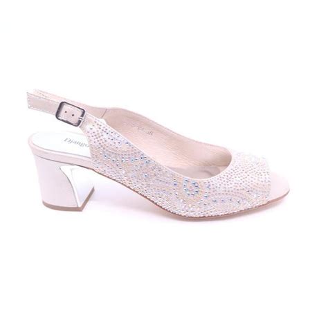 Django And Juliette Jujun Nude Shimmer In Port Shoes