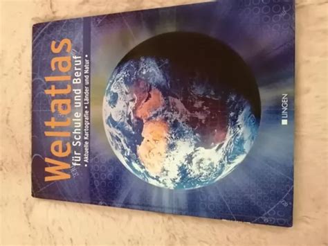 WELTATLAS FÜR SCHULE und Beruf Lingen Kinder und Erwachsene Welt Buch EUR PicClick DE