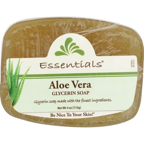 Clearly Natural Glycerine Bar Soap Aloe Vera 4 Oz Bars Swanson