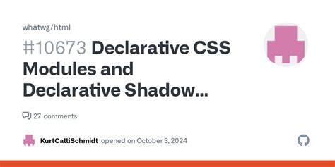 Declarative Css Modules And Declarative Shadow Dom `adoptedstylesheets