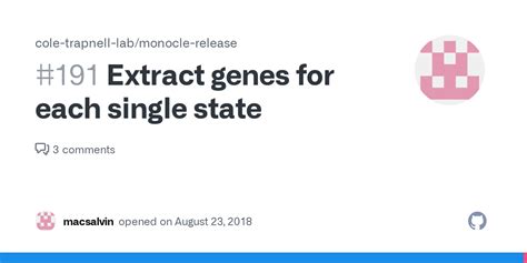extract genes for each single state · issue 191 · cole trapnell lab