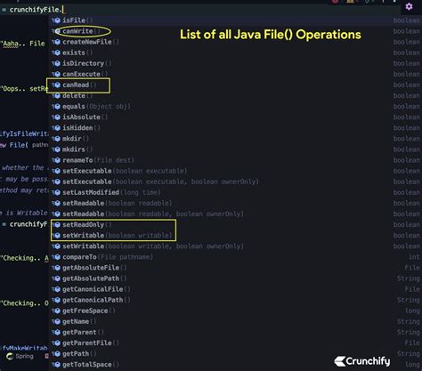 In Java How To Make A File Readonly Or Writable How To Create New File