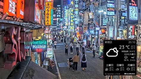 Visit webcam Tokyo Kabuchico Kantô Japon