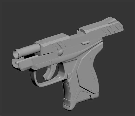 Finished Ruger Lcp 2 — Polycount