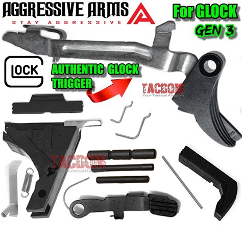 Aggressive Arms For Lower Parts Kit Minus Trigger Gen 3 17 19 34