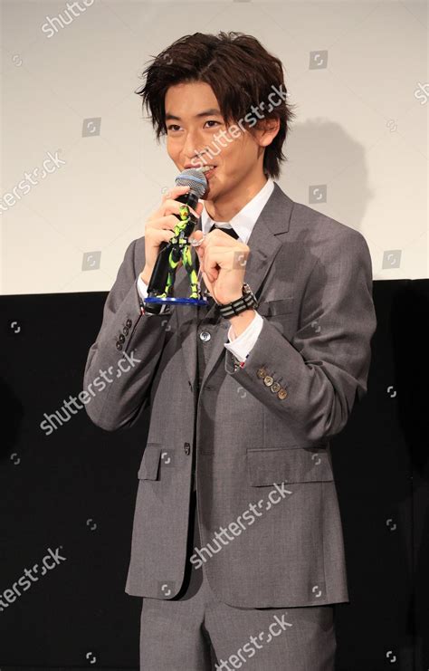 Japanese Actor Fumiya Takahashi Attends Promotional Editorial Stock