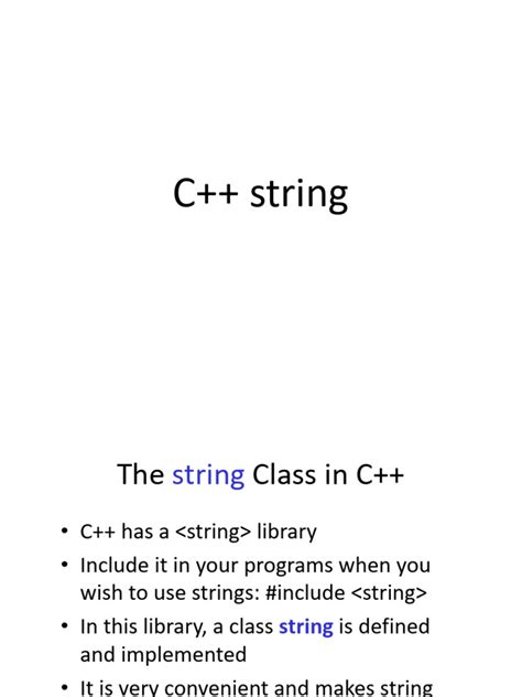 strings pdf c namespace