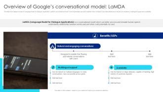 Overview Of Googles Conversational Google Chatbot Usage Guide Ai Ss V