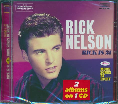 Pure Live Records Rick Nelson Rick Is 21 More Songs By Ricky 2