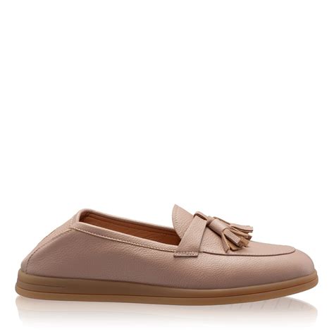 Women Casual Loafers 8002 Bottalato Nude