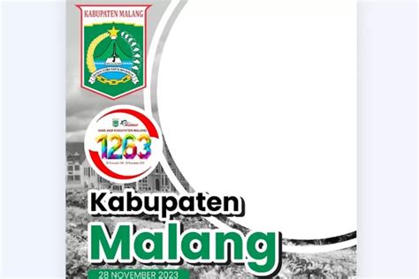 8 Link Twibbon Hari Jadi Kabupaten Malang Ke 1263 Tahun 2023 Logo Resmi