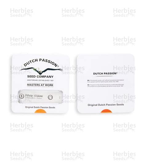 White Widow Feminized Seeds For Sale By Dutch Passion Herbies