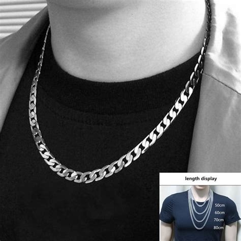 ใหม่ สร้อยคอสเตนเลส ไทเทเนียม สไตล์ฮิปฮอป เรียบง่าย แฟชั่น สําหรับผู้ชาย และผู้หญิง Shopee