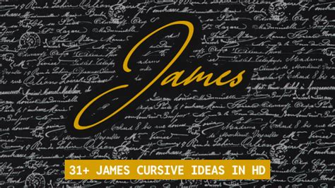 James In Cursive ⚡ 100 Signature Ideas 2025