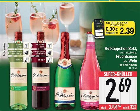 Rotkäppchen Sekt Fruchtsecco Oder Wein Angebot bei E Center