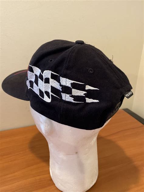 Team Polaris Racing Baseball Cap Embroidered Black Ch Gem
