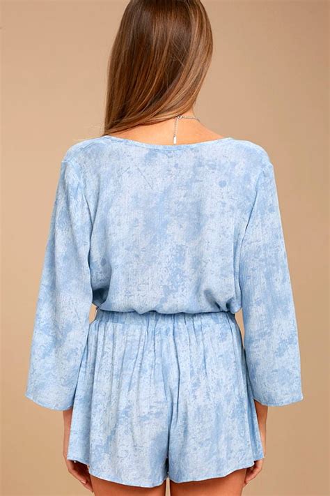 Cute Crop Top Periwinkle Blue Crop Top Bell Sleeve Crop Top