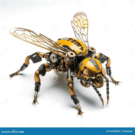 A Futuristic Robotic Bee Stock Illustration Illustration Of Automation 334290803
